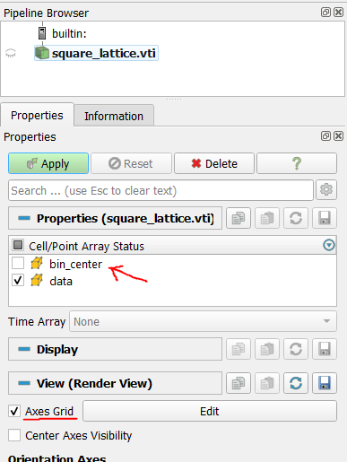 ParaView Rendering · Documentation